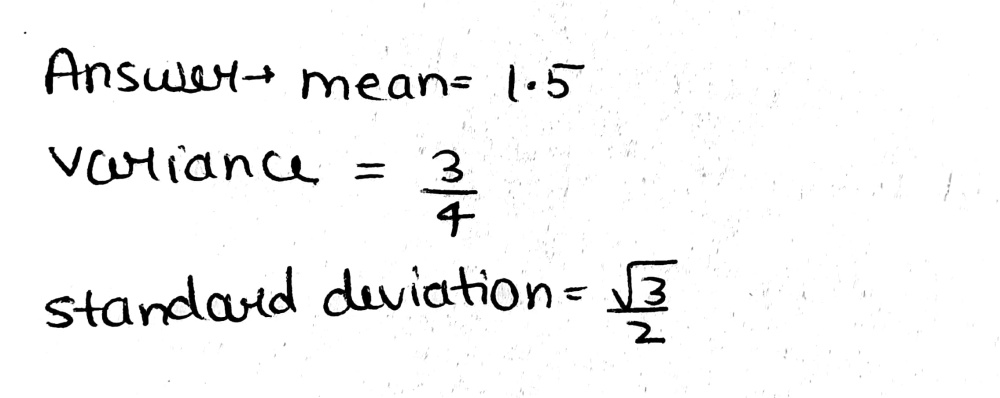 Solved Three Fair Coins Are Tossed Random Variable X Represent The Number Of Heads That Occur 