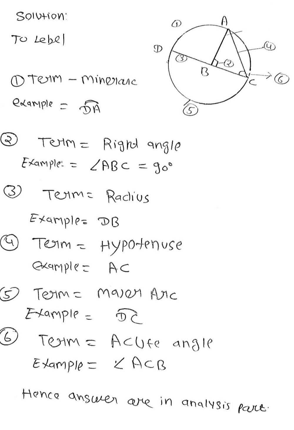 Solved: Activity Label the following to their proper notation and give ...