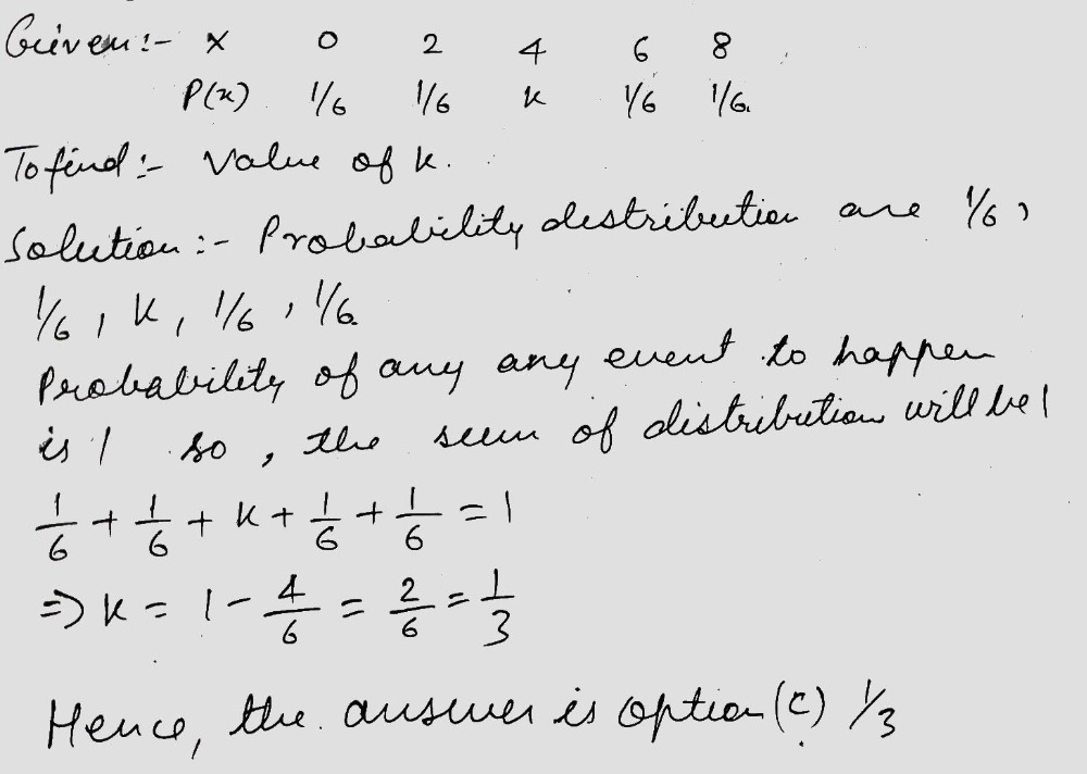 Solved: For numbers 3-5, refer to the probability distribution below. 3 ... Solved: For numbers 3-5, refer to the probability distribution below. 3 ...