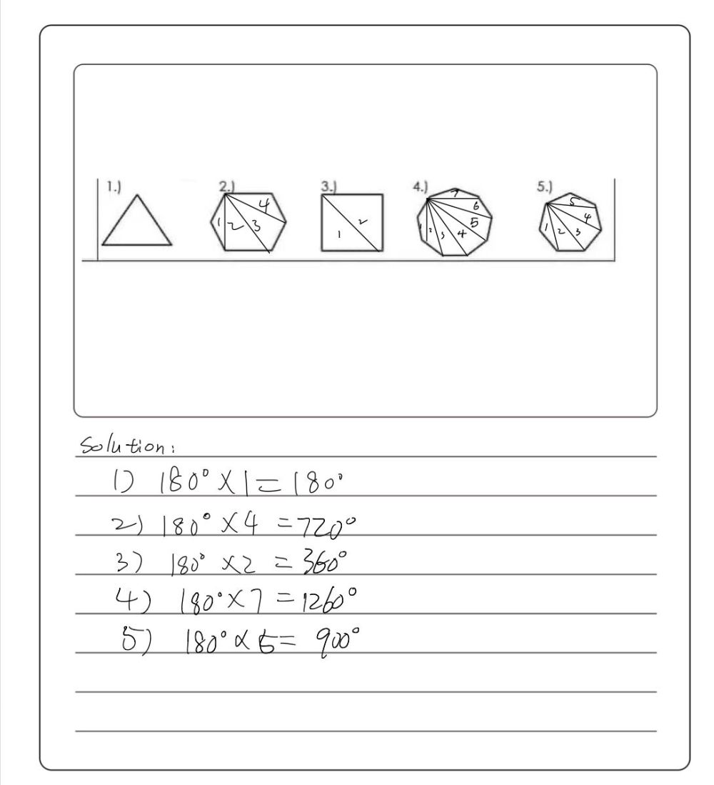 Solved: Learning Task 1 Given the following polygons, draw all the ...