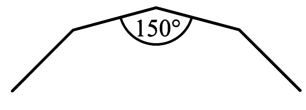 Solved: Part of a regular polygon is shown below. Each interior angle ...