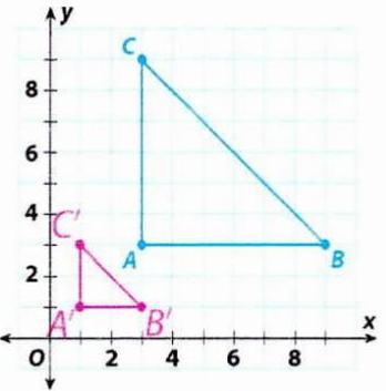 Solved: Graph the image of figure after a dilation with the origin as its center and the given ...