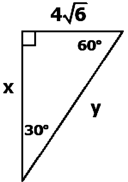 Solved: You are given a triangle where the number is on the leg ...