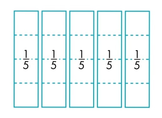 Solved: Draw three rectangles, each (5) cm by (4) cm. Cut one into ...