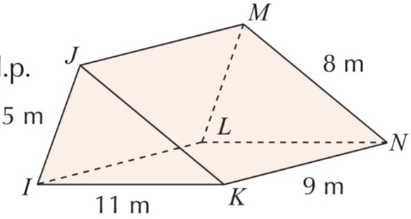 Solved: The diagram shows the triangular prism (IJKLMN), Hence find the ... Solved: The diagram shows the triangular prism (IJKLMN), Hence find the ...
