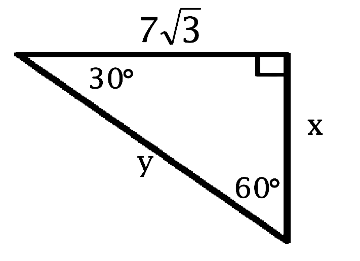 Solved: Use the properties of (30-60-90) triangles to answer each question. Leave all answers in ...