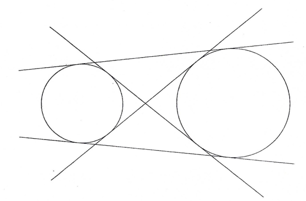 Solved How Many Common Tangents Can Be Drawn To The Two Circles In
