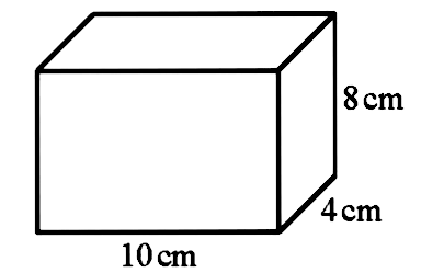 Solved: The diagram shows a cuboid. Work out the surface area of this ...
