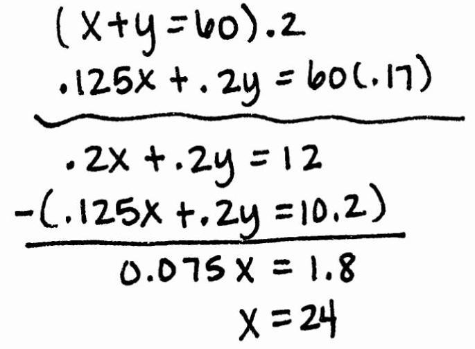 Solved: Set up a system of equations to represent each problem. Then ... Solved: Set up a system of equations to represent each problem. Then ...