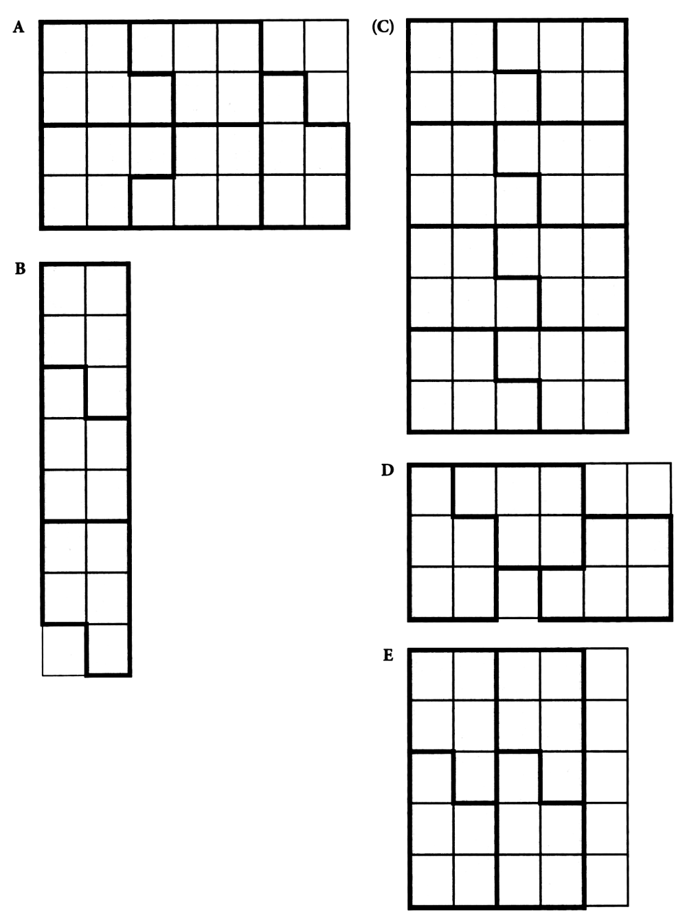 Solved: The figure below shows a P pentomino. Which rectangle can be completely covered by ...