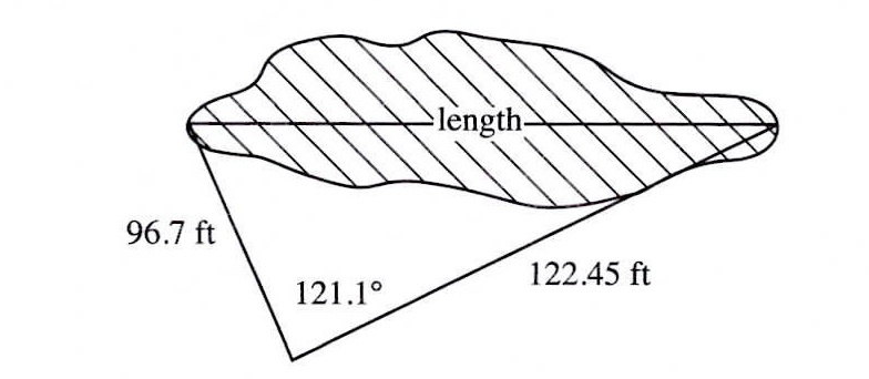 Solved: A surveyor took and recorded the measurements shown in the ...