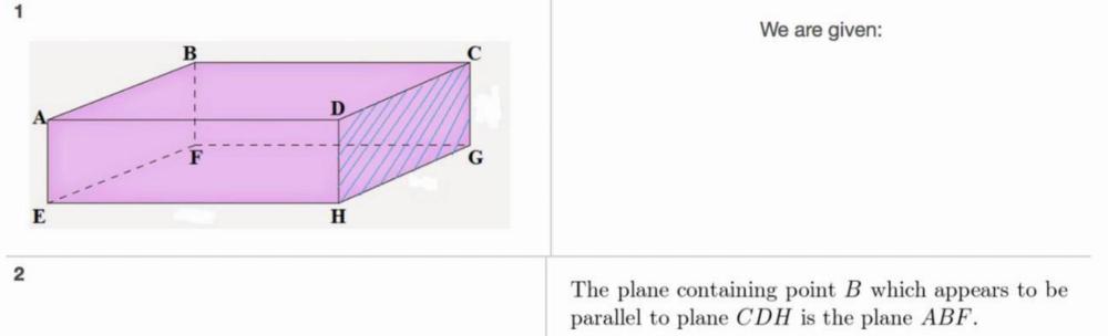 Solved: Think of each segment in the diagram as part of a line. Which line(s) or plane(s ...
