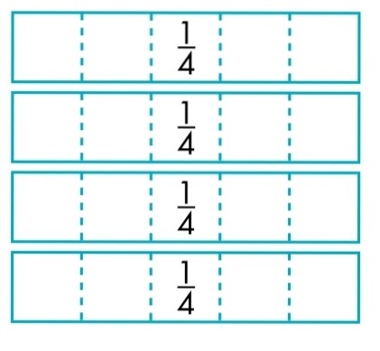 Solved: Draw three rectangles, each (5) cm by (4) cm. Cut one into ...