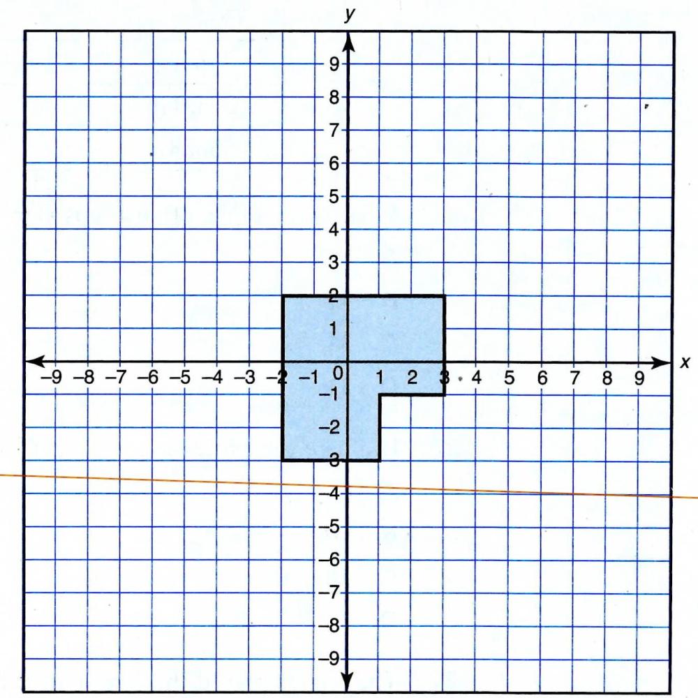 Solved: What is the area, in square units, of the shaded region on the ...