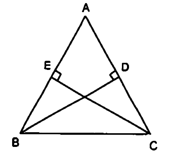 Solved: If (Delta ABC) is an isosceles triangle with (A B=A C .) Prove ...