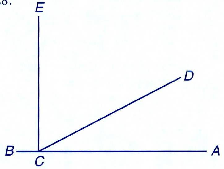 Solved: In the above drawing (AB) is perpendicular to (EC). (∠ ECD) is ...
