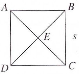 Solved: In the figure above, square (ABCD) has been divided into four ...