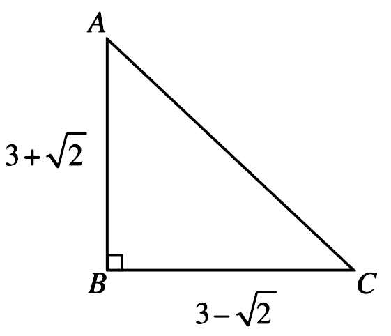 Solved: The diagram shows a triangle (ABC), where angle (B) is a right ...