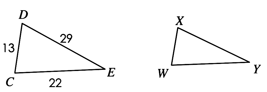 Solved: If ( CDEsim WXY) with a scale factor of (4:3), find the ... Solved: If ( CDEsim WXY) with a scale factor of (4:3), find the ...