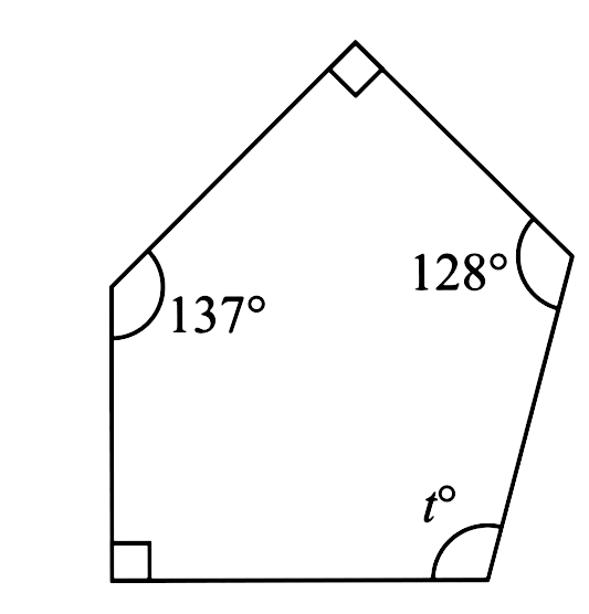 Solved: The size of each exterior angle of a regular polygon is (24°) Here is a pentagon. Work ...