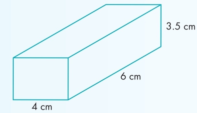 Solved: Calculate the volume of the cuboid. [algebra]