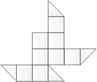 Solved: What is the area of the figure? The square above is a square ...