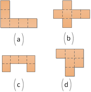 Solved: Determine which of the following will form a cube when folded. [algebra]