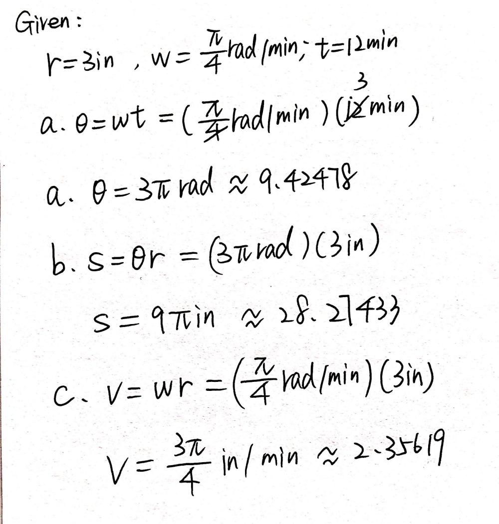 Solved: Suppose that point (P) is on a circle with radius (r), and ray (OP) is rotating with ...