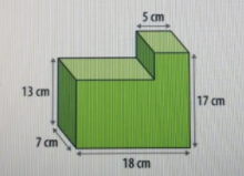 Solved: The cross-section of the prism below is a compound shape formed ...