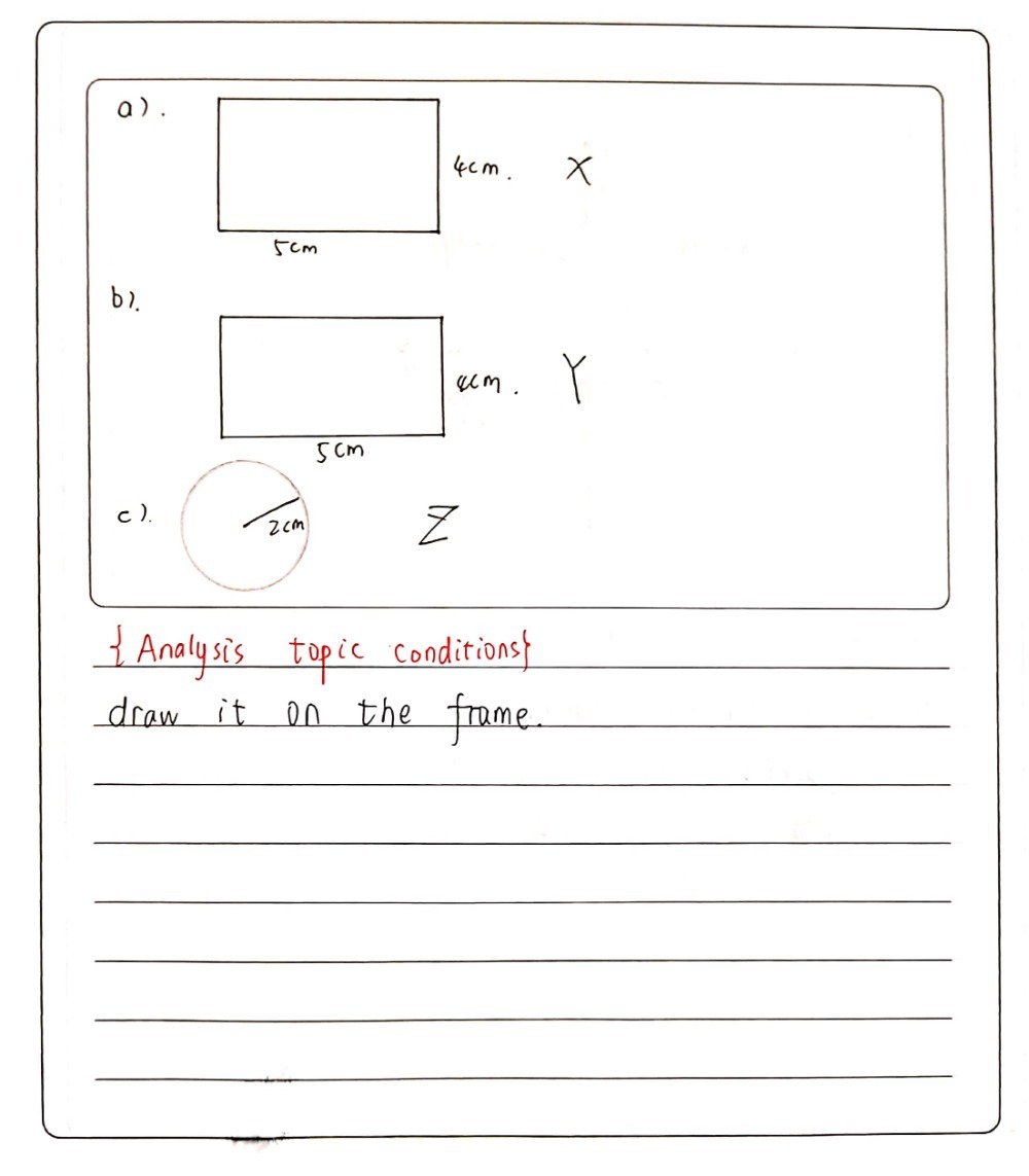 Solved: the diagram below shows a cylinder. Draw to full scale the ...