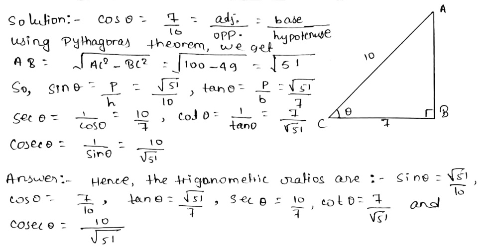 Solved: Activity: Find the missing side and evaluate the remaining ...