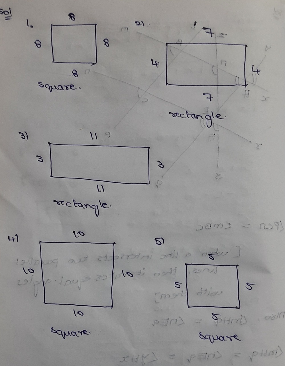 OBJECTIVE To construct a square and rectangle A. C - Gauthmath