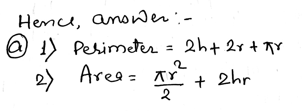Solved: A builder wishes to construct a steel window frame in the shape ...