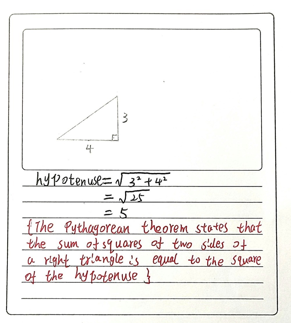 Solved: Use the Pythagorean Theorem to solve the right triangle problem: Leg a measures 4 units ...