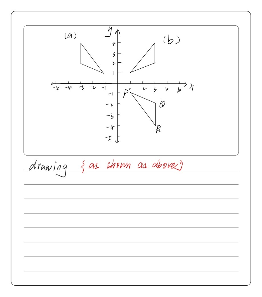 Solved: Answer the questions by drawing on the coordinate plane below ...