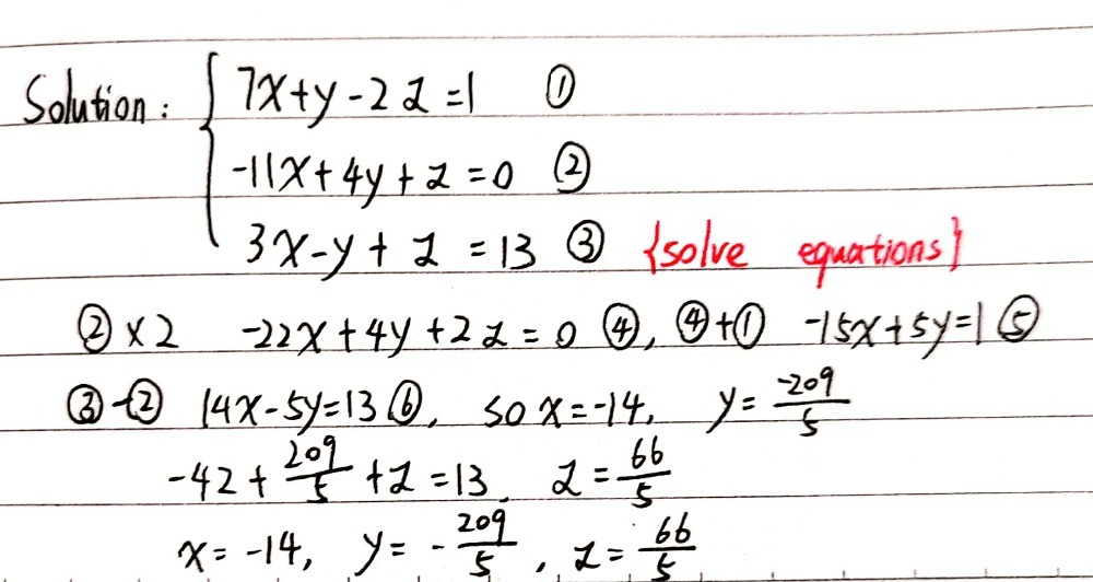 Solved: Choose the form which represents the following system of linear equations: beginarrayl ...