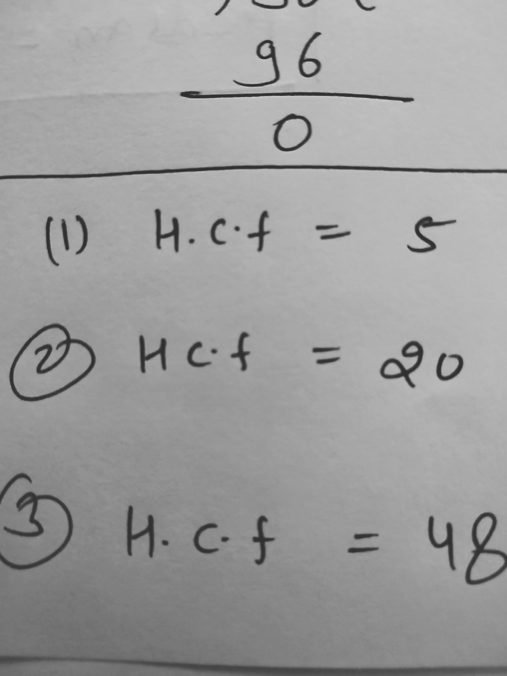 Short Division Method Of Hcf Jach Cebby