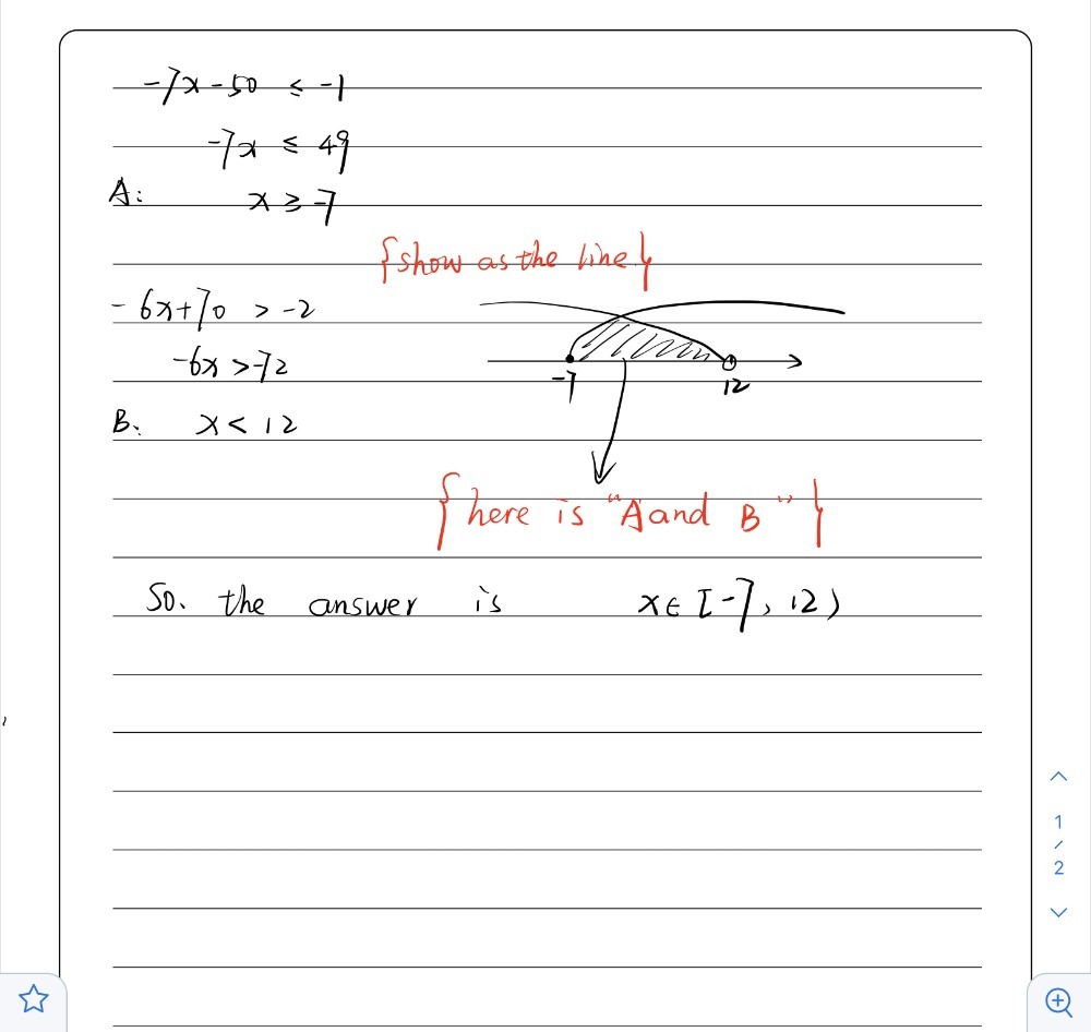 7x 50 1 AND 6x 70 2 Choose 1 Answer Gauthmath 7x-50-1-and-6x-70-2-choose-1-answer-gauthmath