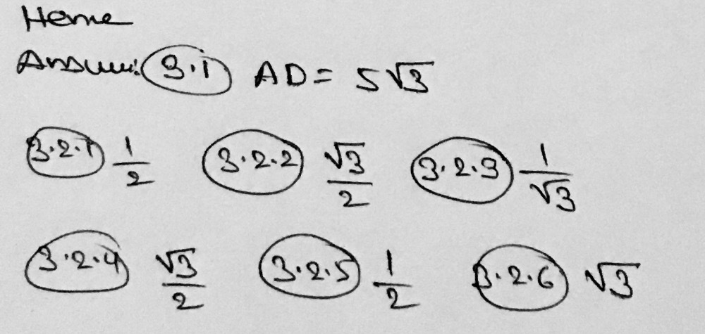 Solved: 3.1 Use ABC theorem, leave your answer in surd form (show ALL ...