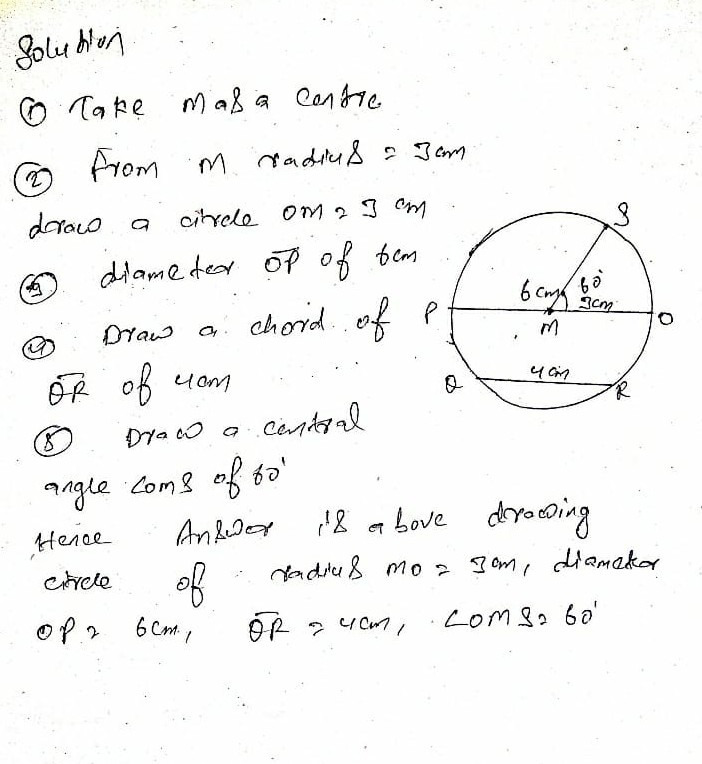 Solved: Performance Task “Construct Me” (10 points) Using a compass, a ruler, and a protractor ...