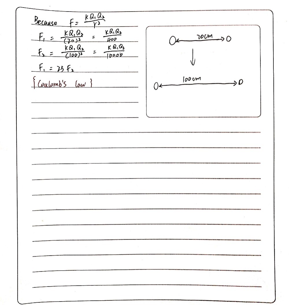 Solved: Two point charges, initially 20 cm apart, are moved to a ...