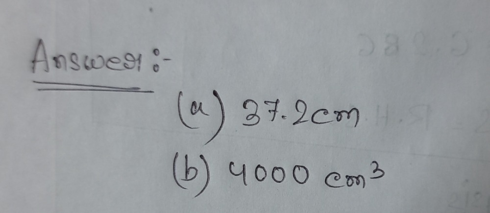 Solved: The figure below is a frustum of a rectangular pyramid with a ...