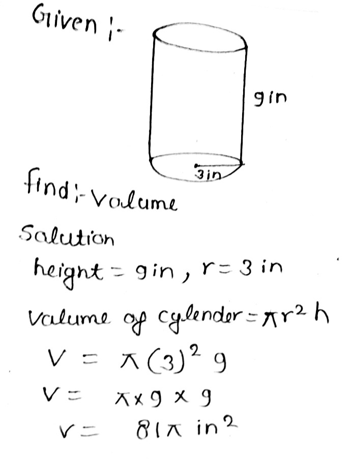Solved: A cylindrical juice container has the dimensions shown below ...
