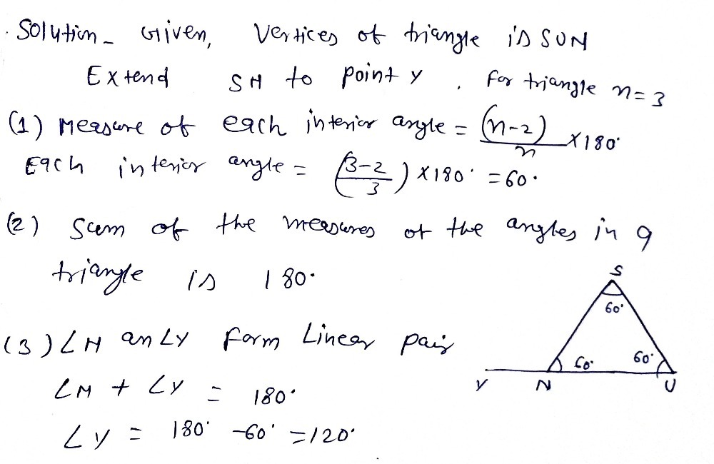 Solved: Activity 1: Know my Angles Materials: Ruler, Protractor and ...