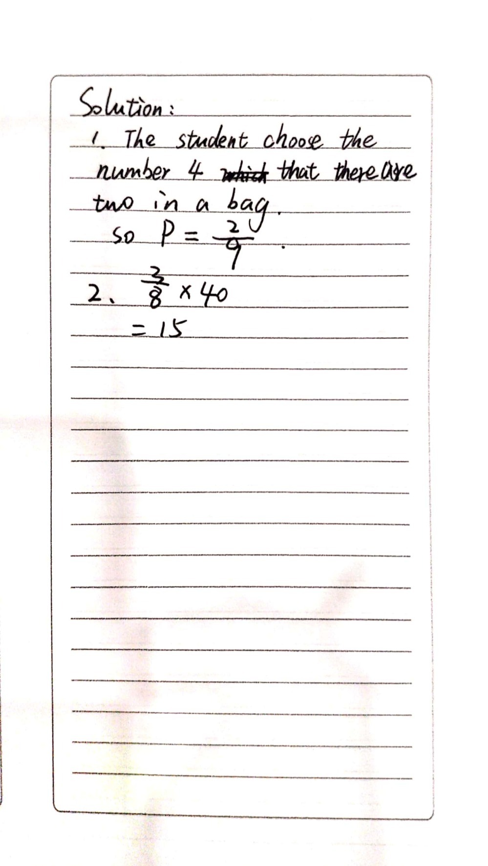 1. Nine pieces of paper with the numbers 1,2,2,3,4 - Gauthmath