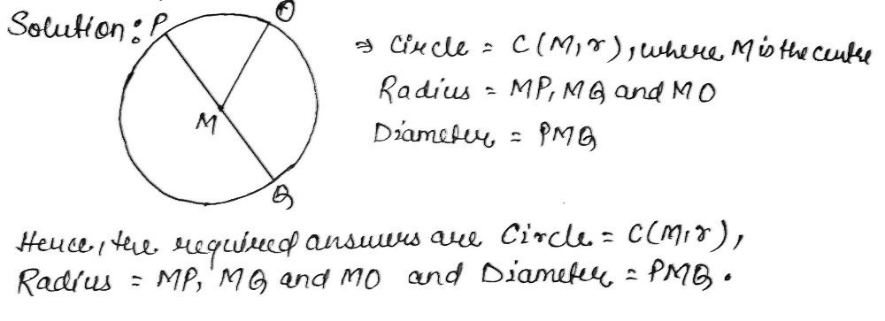 Solved: Circle:_ Radius:_ Diameter:_ [Math]