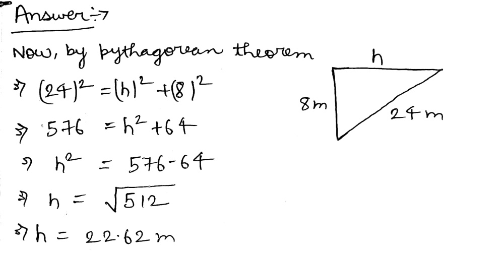 Solved: Using the Pythagorean Theorem, find the length of _ the other ...