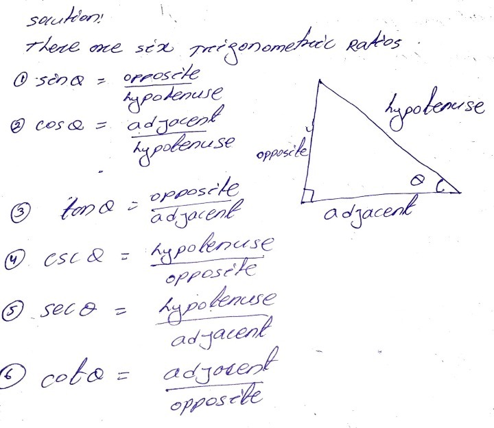 Solved: but: A drawing of tree with right triangle on it and the 6 ...