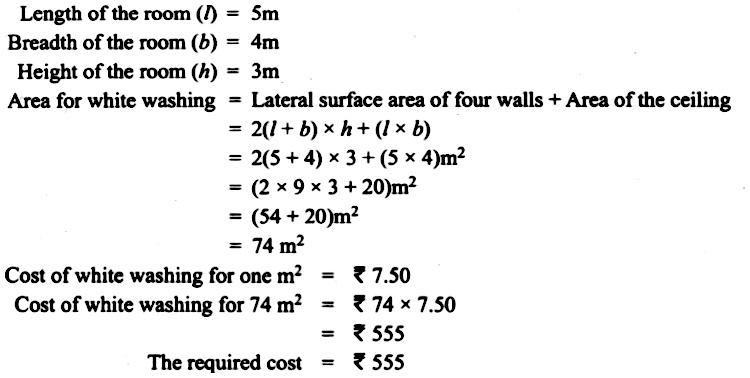 Solved: The length, breadth and height of a room are 5m, 4m and 3m ...