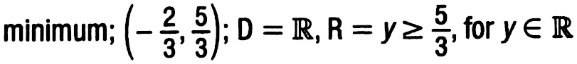 Solved Determine Whether Each Function Has A Maximum Or Minimum Value 5572